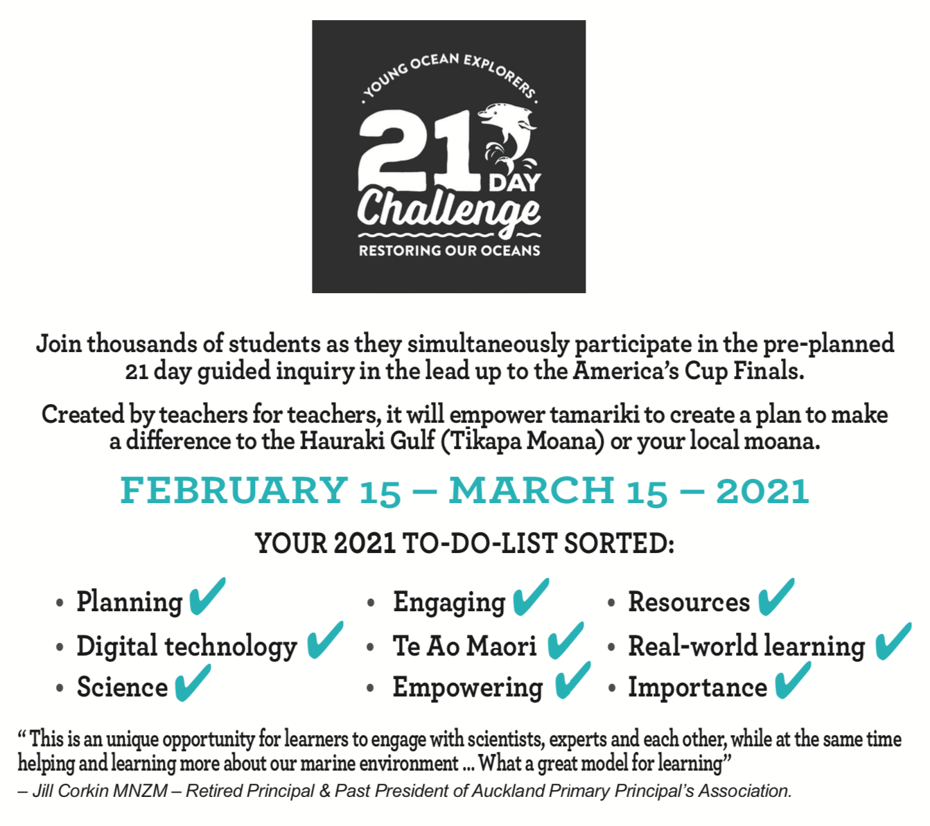 YOE - : Young Ocean Explorers 21 day challenge